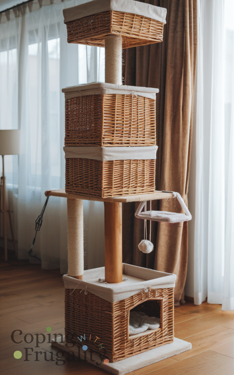 16 Best Cat Tree Ideas on a Budget Using Recycled Materials - Coping ...