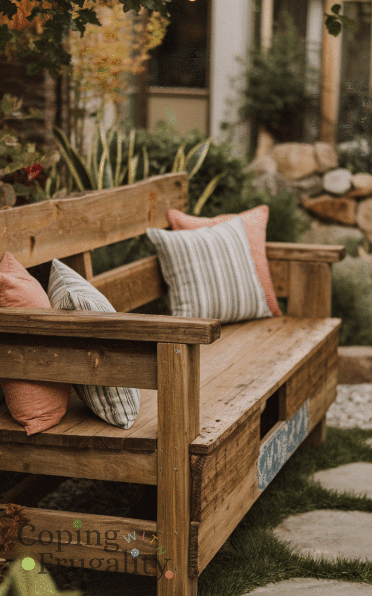 18 Best Outdoor Seating Ideas on a Budget Anyone Can Build - Coping ...