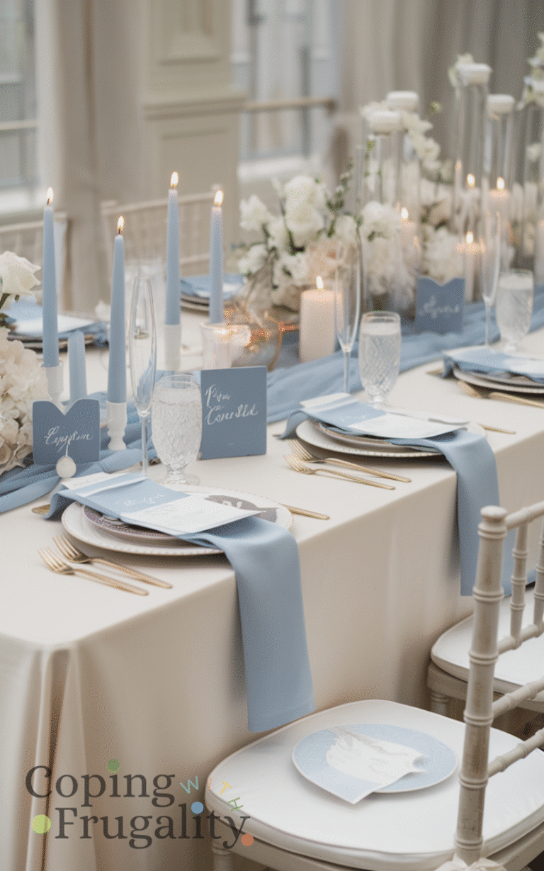 Best French Blue Wedding Color Palettes on a Budget for a Dreamy ...