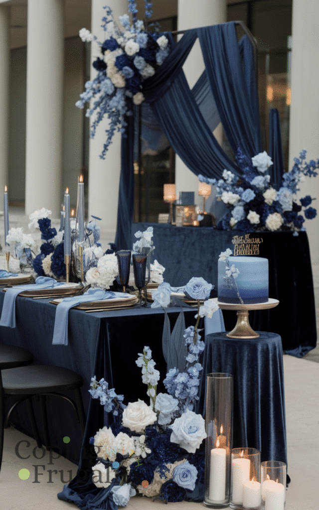 Best French Blue Wedding Color Palettes on a Budget for a Dreamy ...