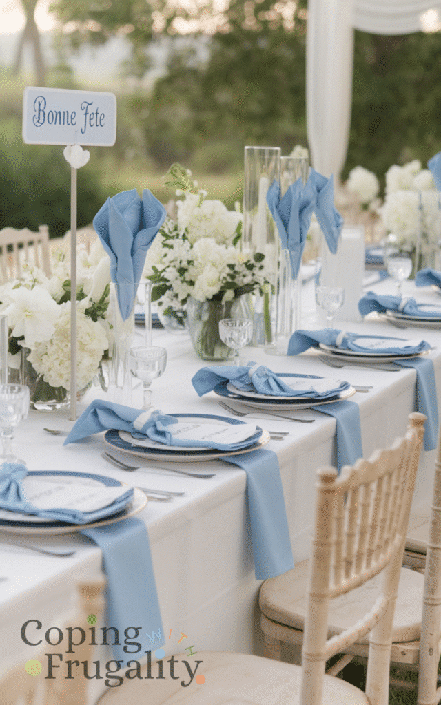 Best French Blue Wedding Color Palettes on a Budget for a Dreamy ...