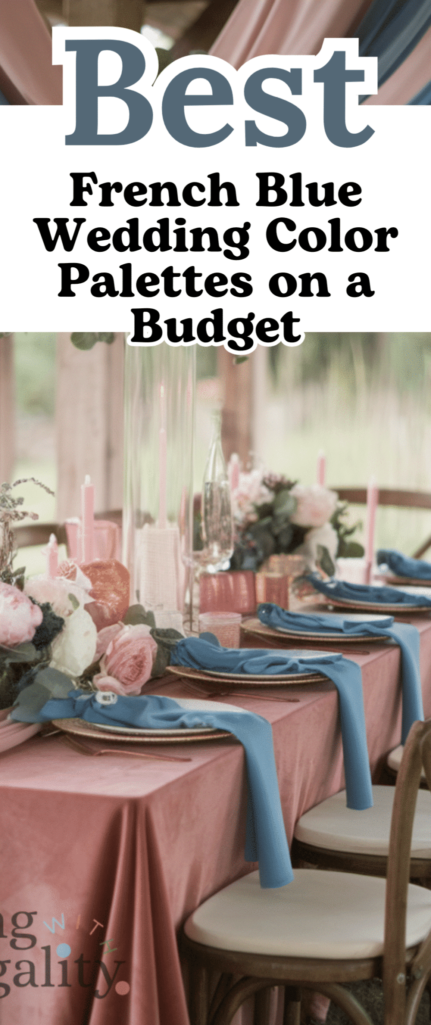 Best French Blue Wedding Color Palettes on a Budget for a Dreamy ...